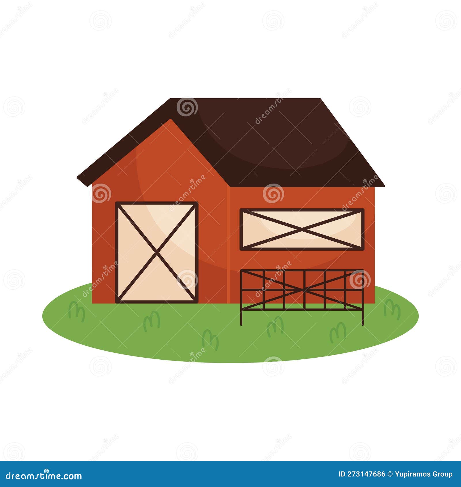 Farmhouse icon design stock vector. Illustration of rural - 273147686