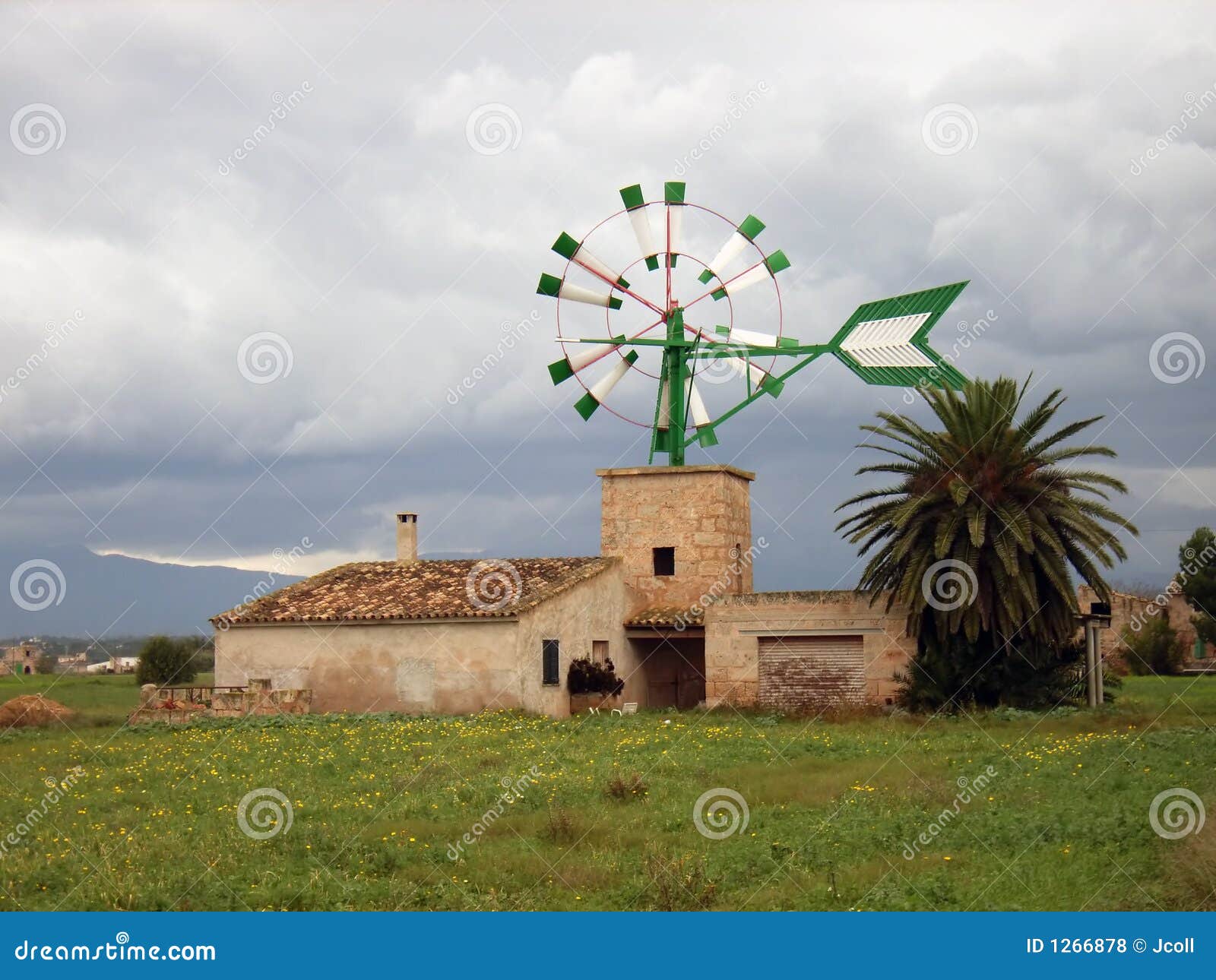 Farmhouse in Majorca stock photo. Image of farmhouse, island - 1266878