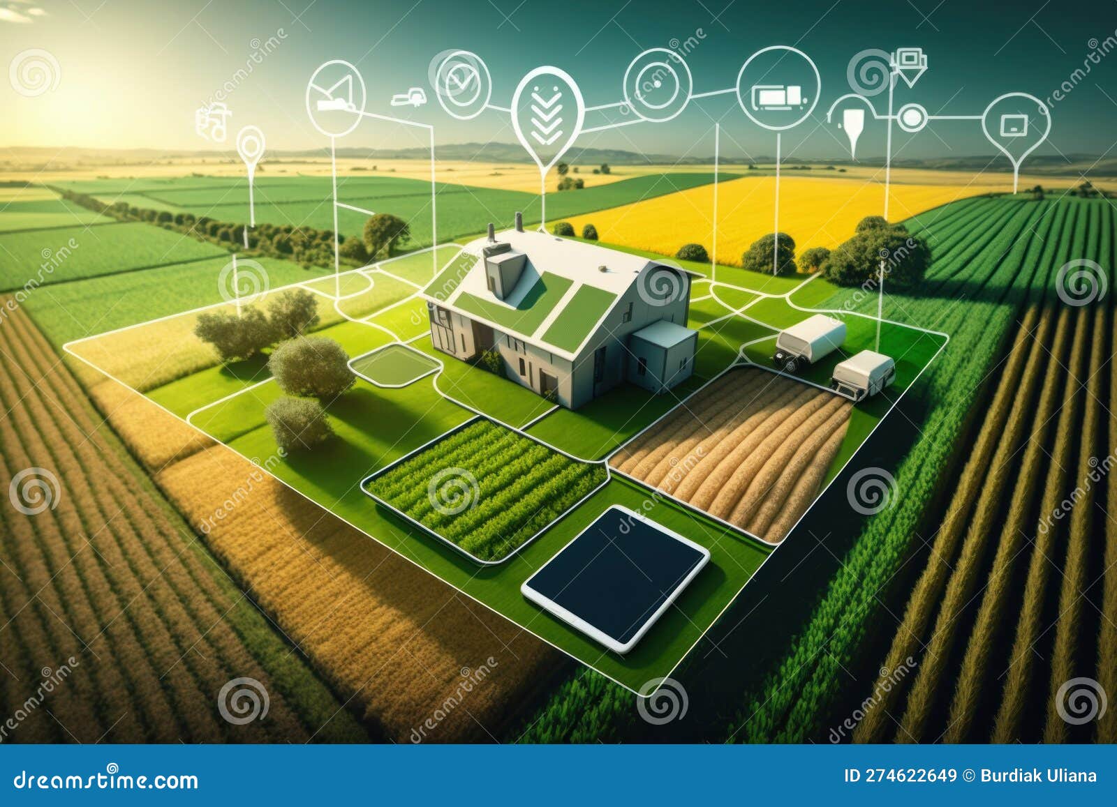 Farming Automation Using Drones Over on Fields, Future Agriculture ...