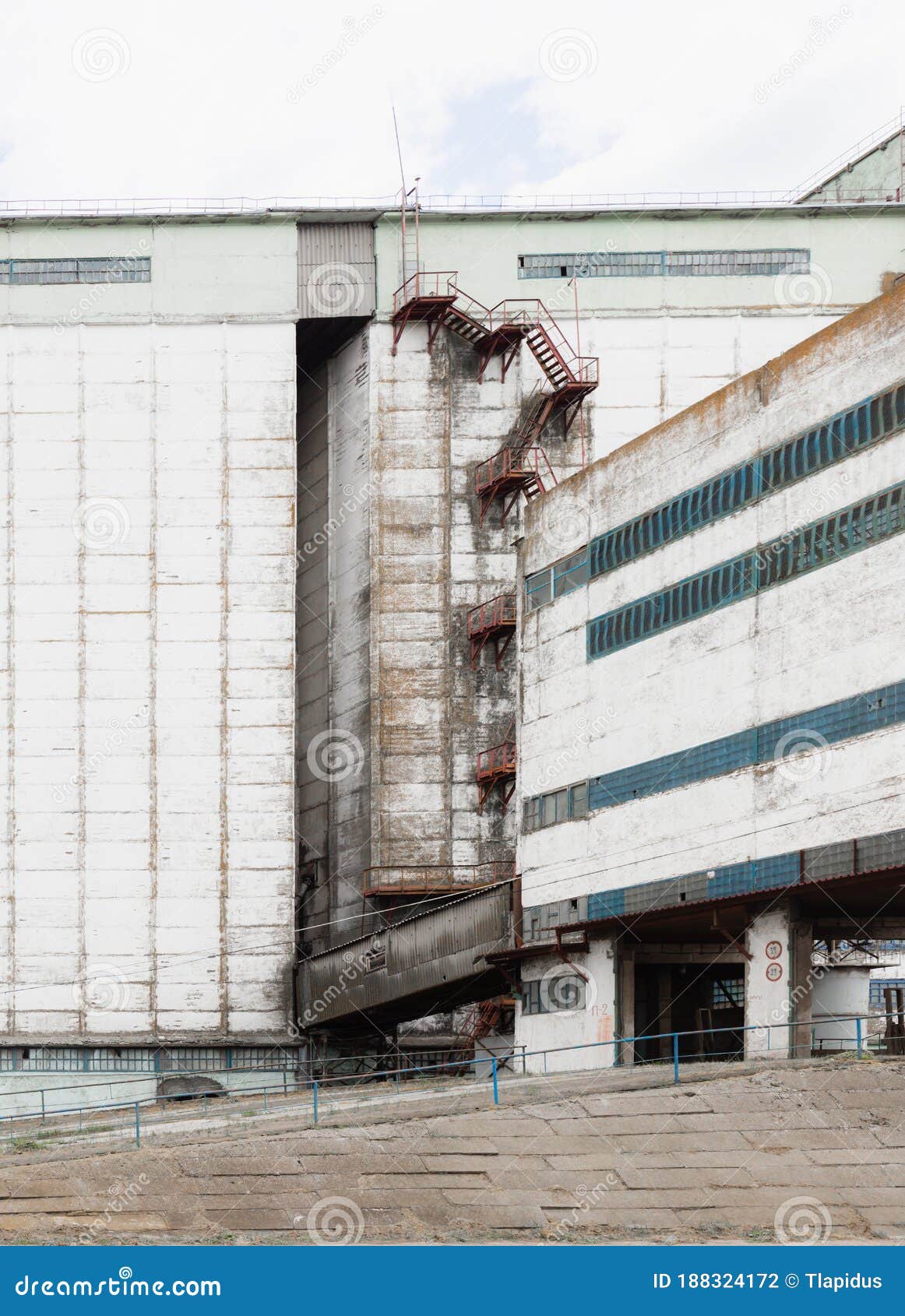 Farming Elevator and Granary Stock Photo - Image of agriculture ...
