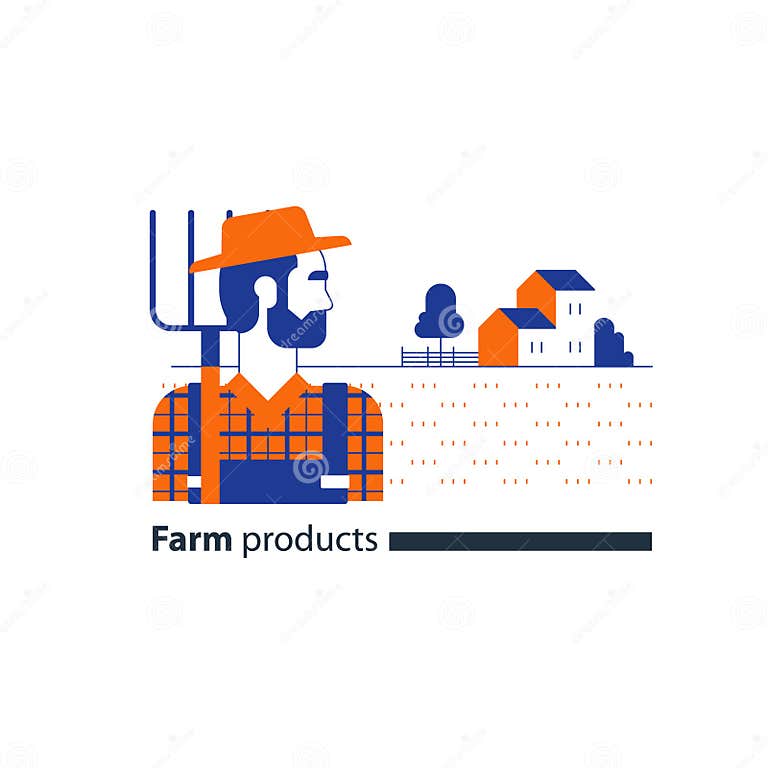 Farming industry stock vector. Illustration of sight - 79910351
