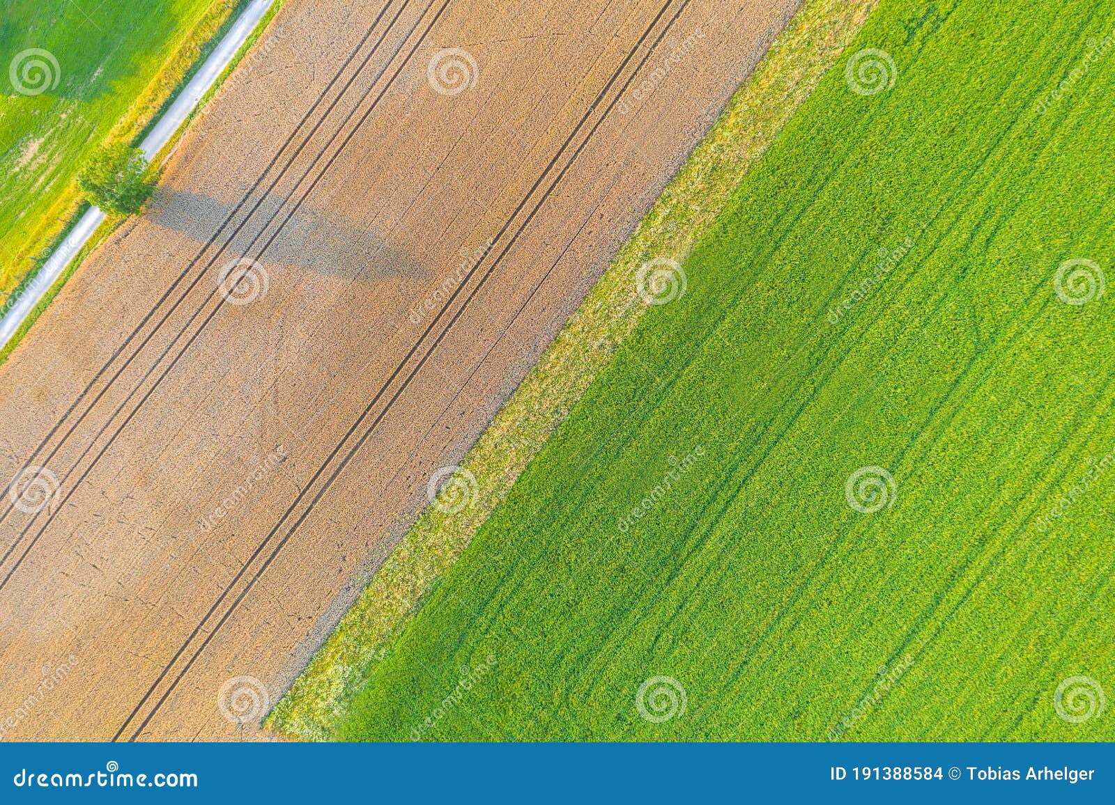 Farming Landscape from Above Stock Photo - Image of farming, modern ...