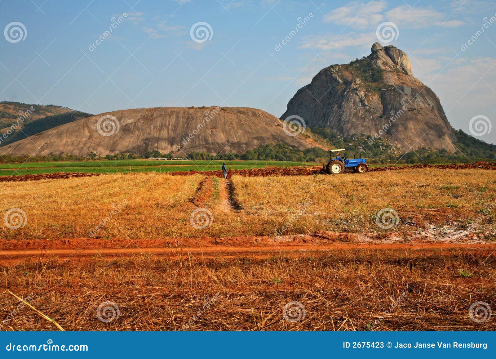 Farming operations stock image. Image of productive, blue - 2675423