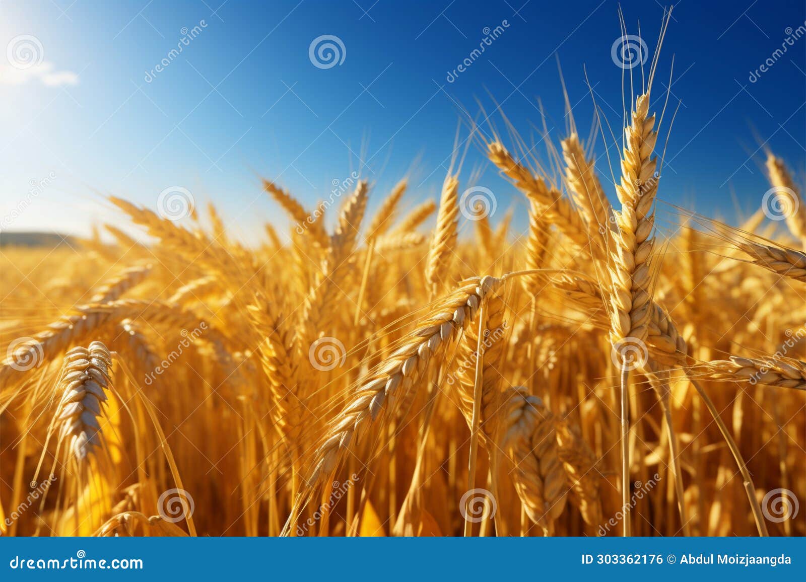Farming Prosperity Yellow Crop Field Represents the Bounty of Nature ...