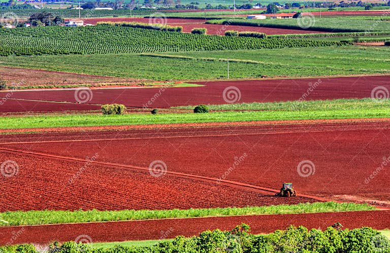 Farming red earth stock image. Image of cargo, harvest - 9226001