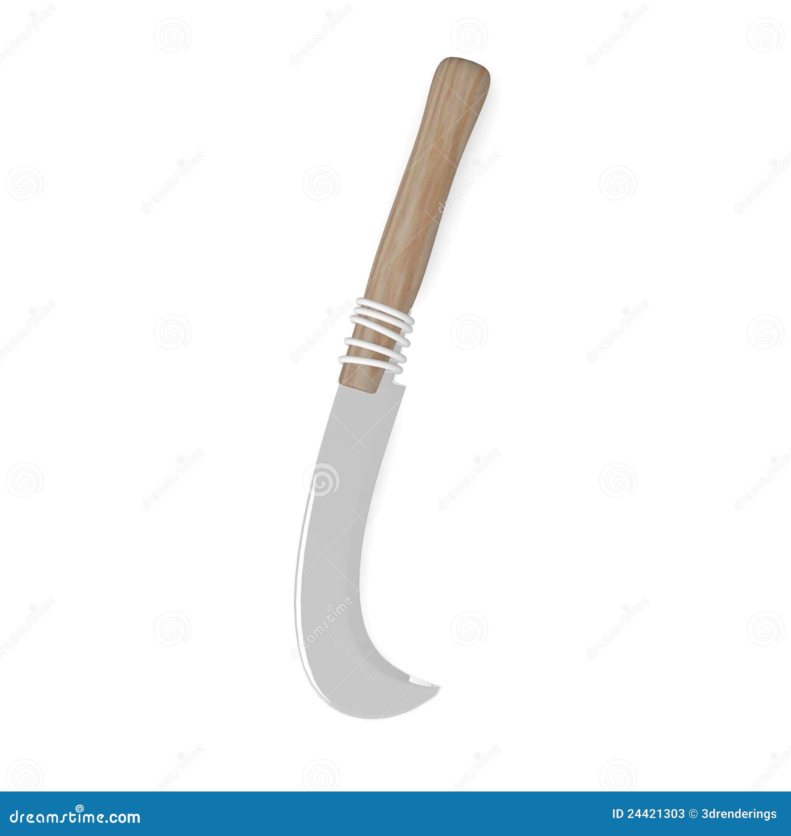 Farming tool - prehistoric stock illustration. Illustration of render ...