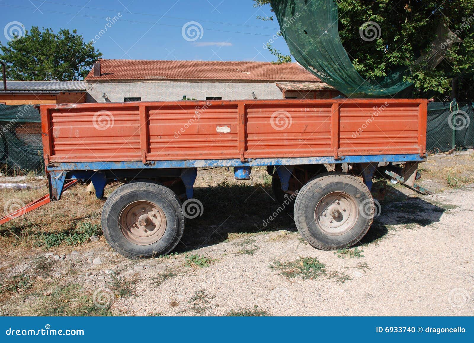 Farming Trailer stock photo. Image of agriculture, transportation - 6933740