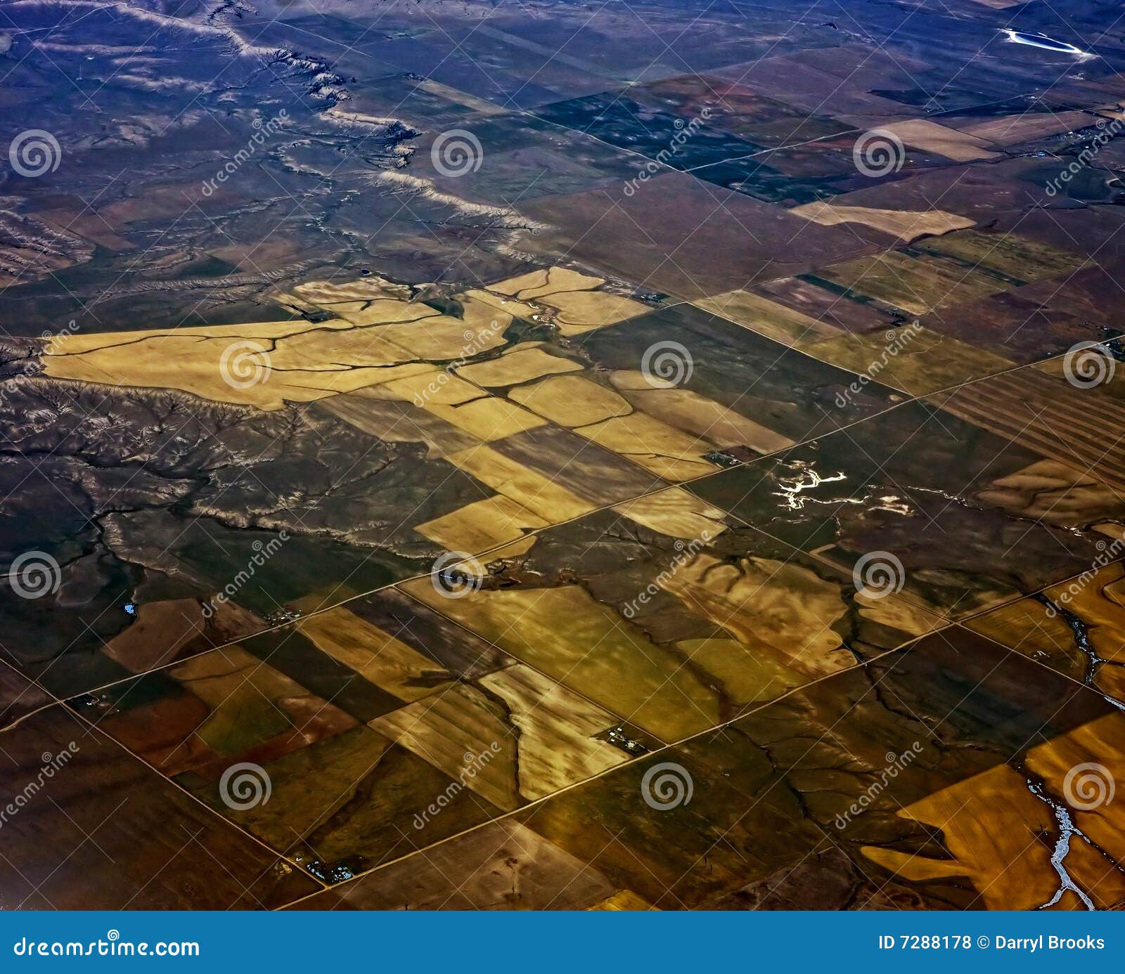 Farmland from Above stock photo. Image of agriculture - 7288178