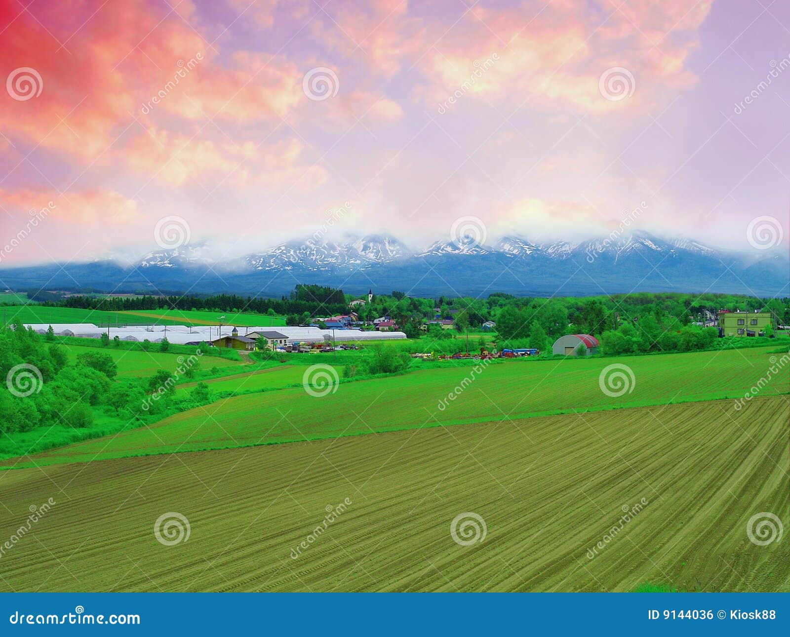 Farmland countryside stock photo. Image of area, fancy - 9144036
