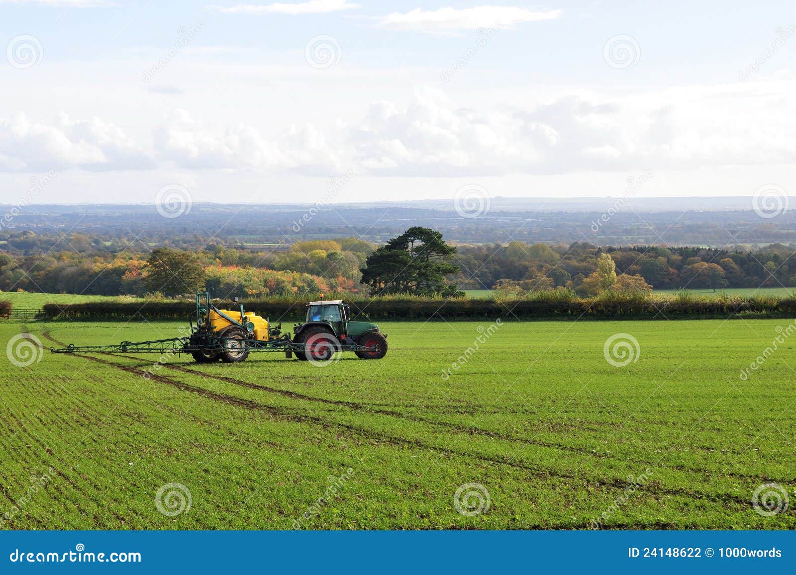Farmland Scene stock photo. Image of agricultural, english - 24148622