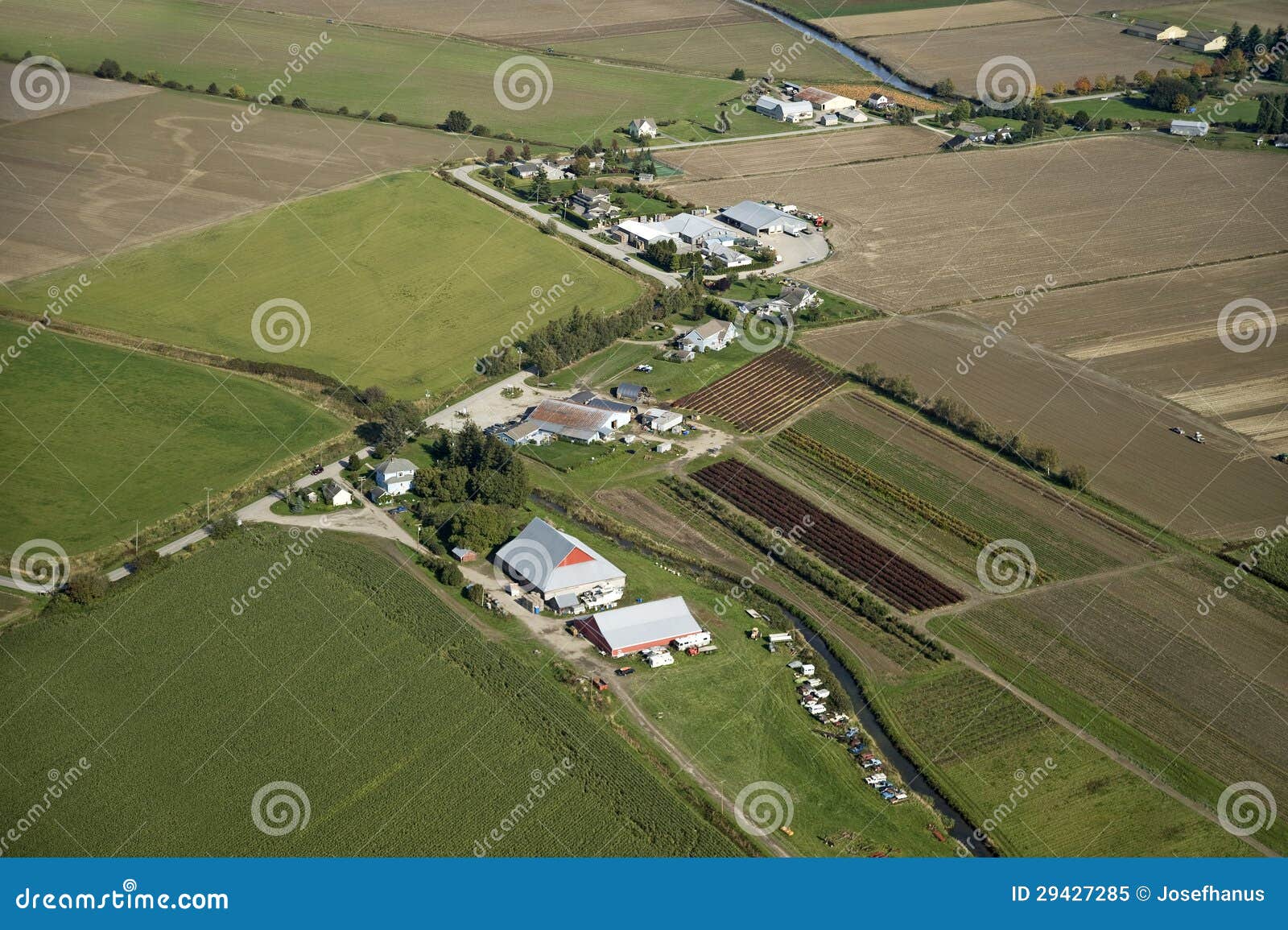 Farms and fields stock image. Image of fraser, farms - 29427285