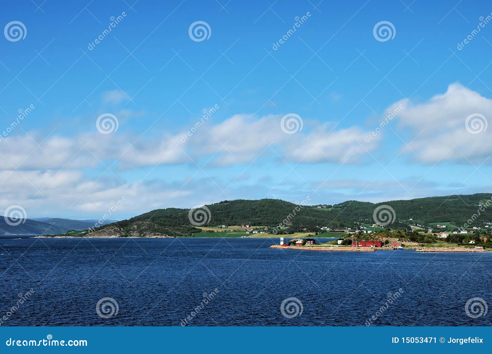 Farms near the sea stock image. Image of europe, farm - 15053471