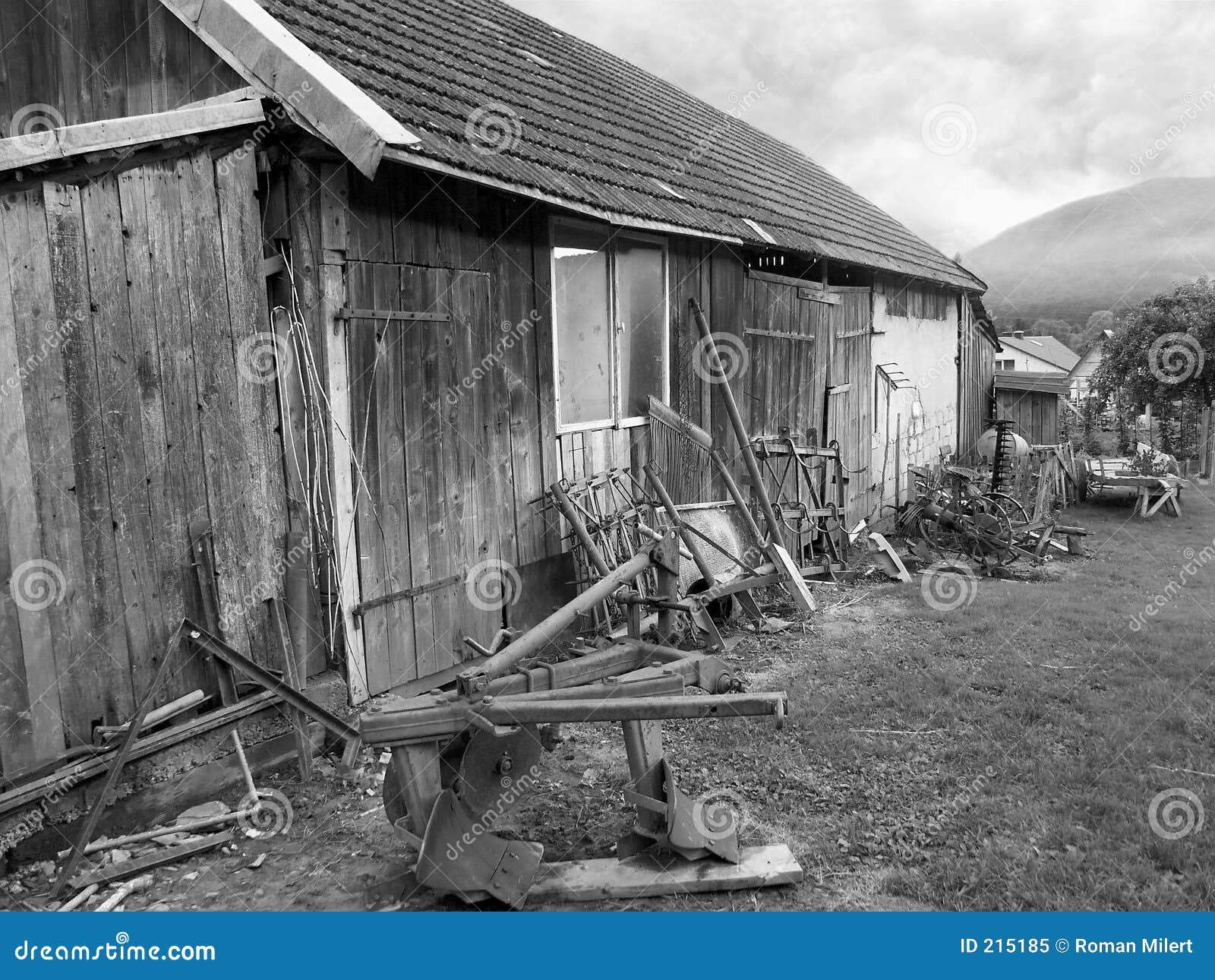 Farmstead stock image. Image of architecture, hill, country - 215185