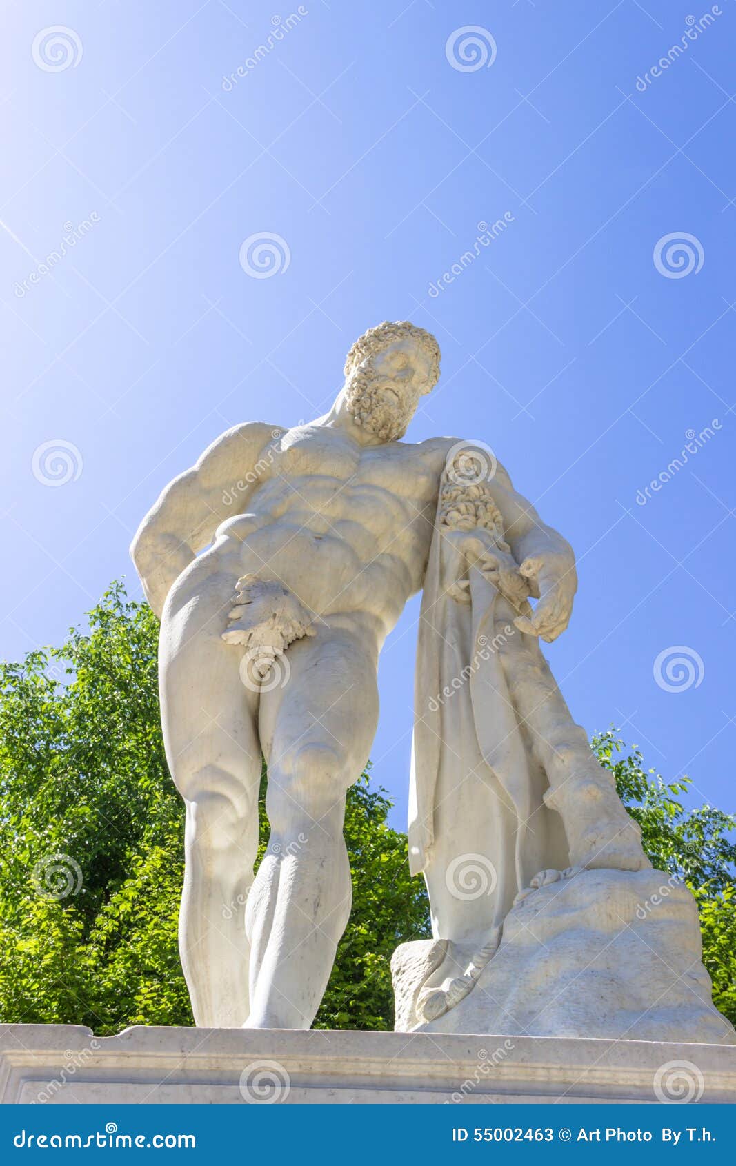 Farnese Hercules, Versailles, France Stock Image - Image of hercules ...