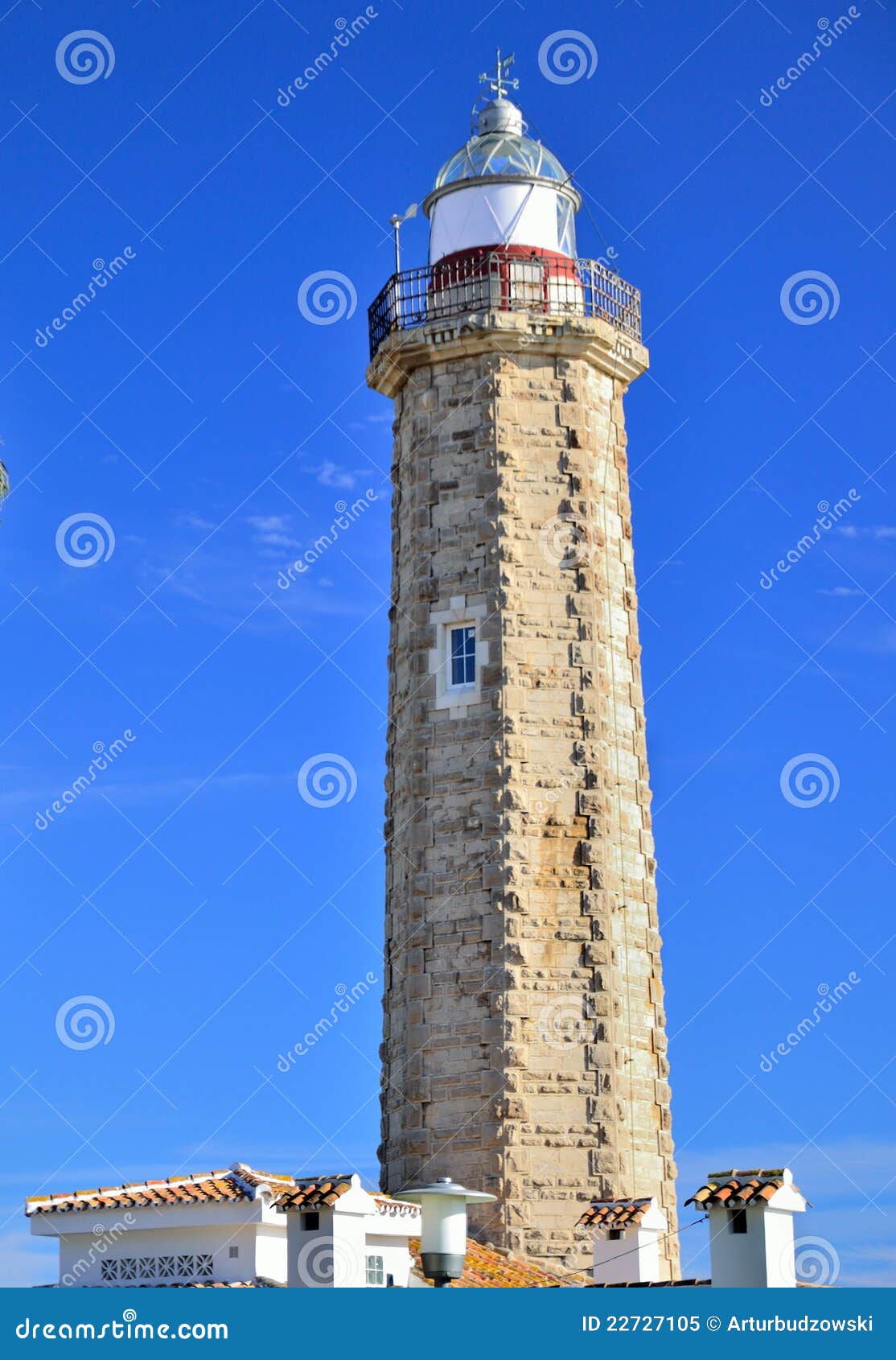 Faro immagine stock. Immagine di torretta, faro, porto - 22727105