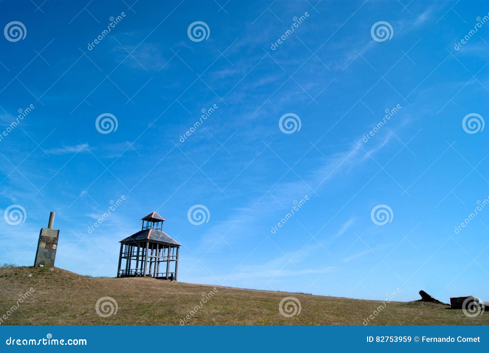 Faro De Isla Pancha, Ribadeo Imagen de archivo - Imagen de faro ...