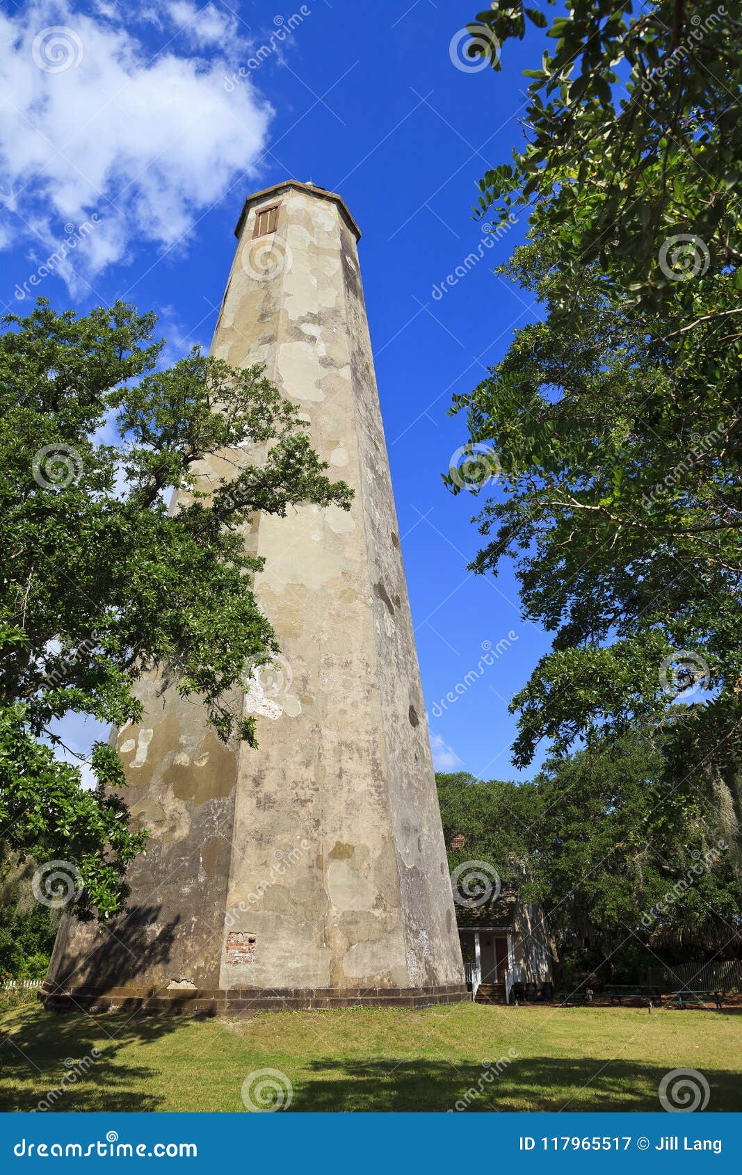 Faro De La Isla De La Cabeza Calva Imagen de archivo - Imagen de ...