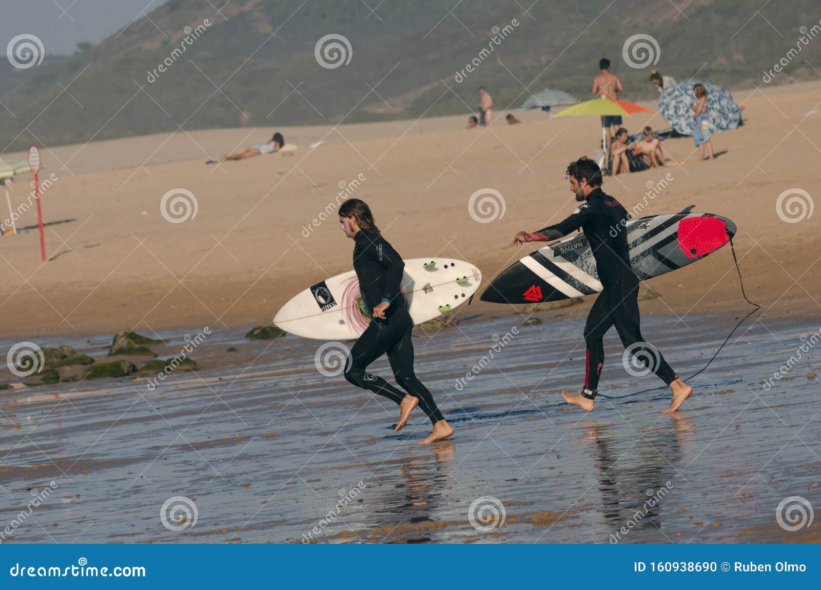 Faro, Portugal, September 6, 2015, Surfers in the Beach Editorial Image ...