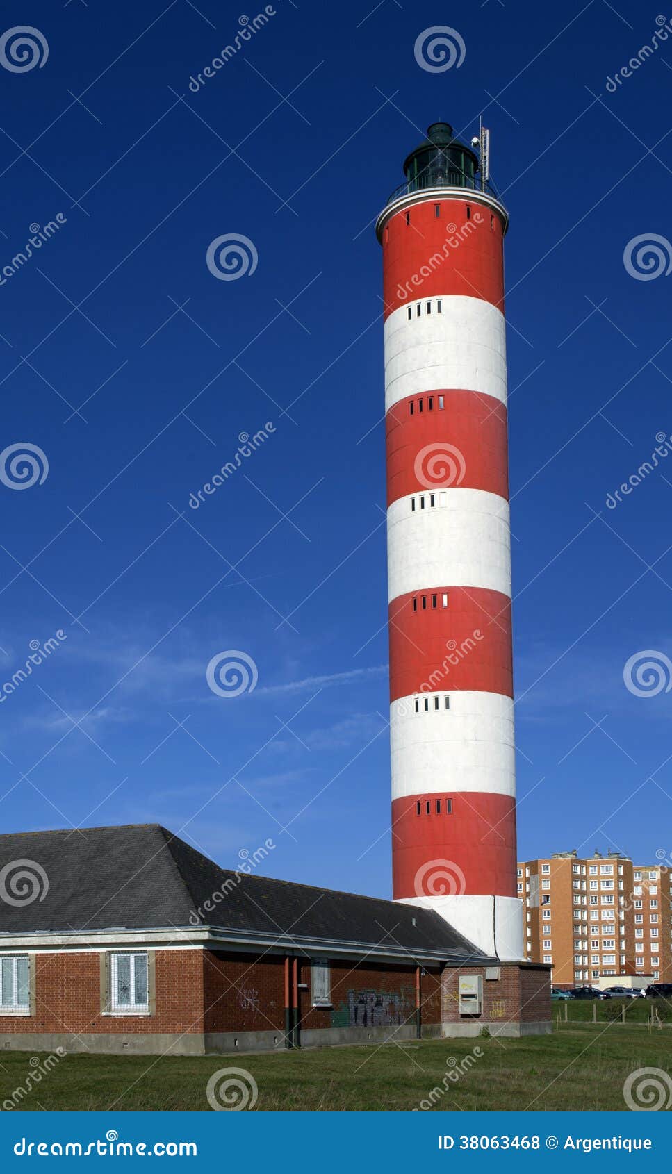 Faro. Sur Mer.France De Berck Foto de archivo - Imagen de calor ...
