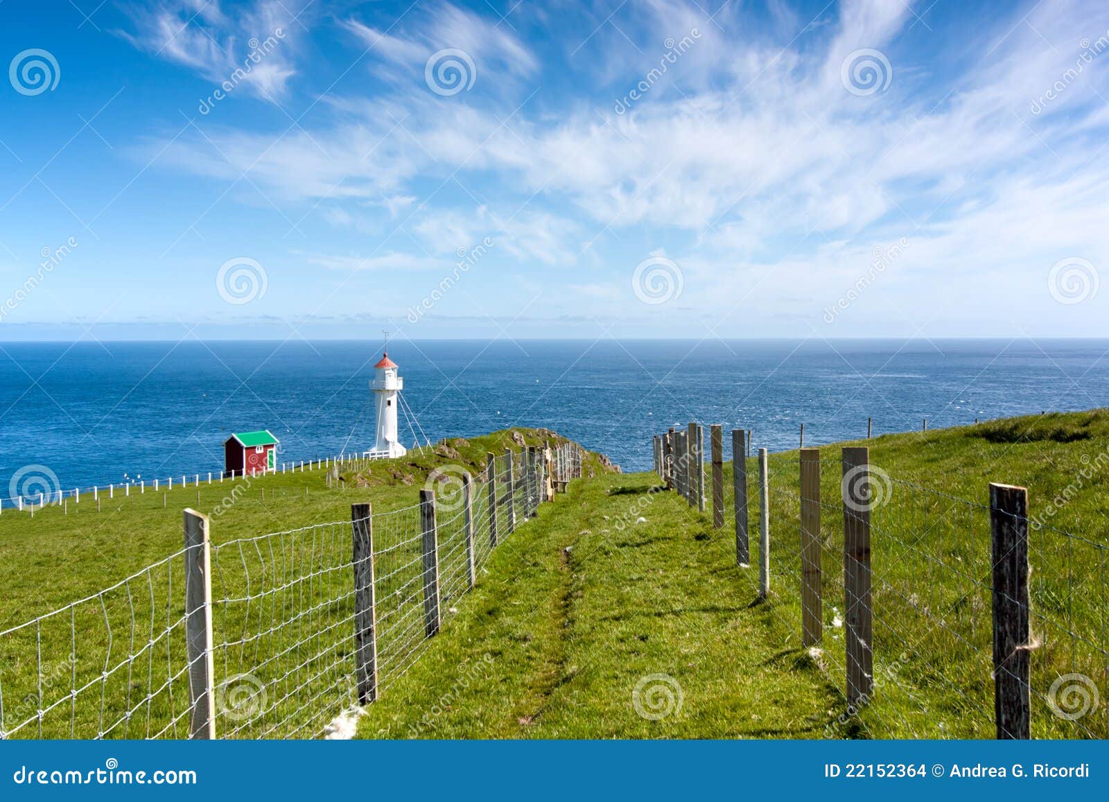 Faroe Islands, Sightseeing at Akraberg Lighthouse Stock Photo - Image ...