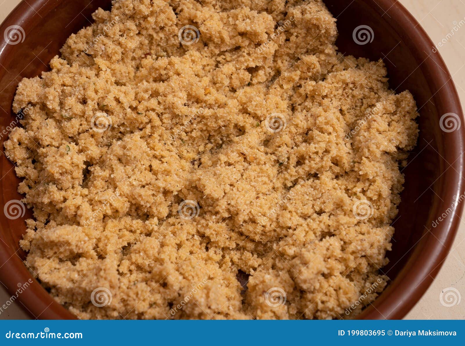 Farofa Cassava Flour Dish As One of the Ingredients of the Brazilian ...
