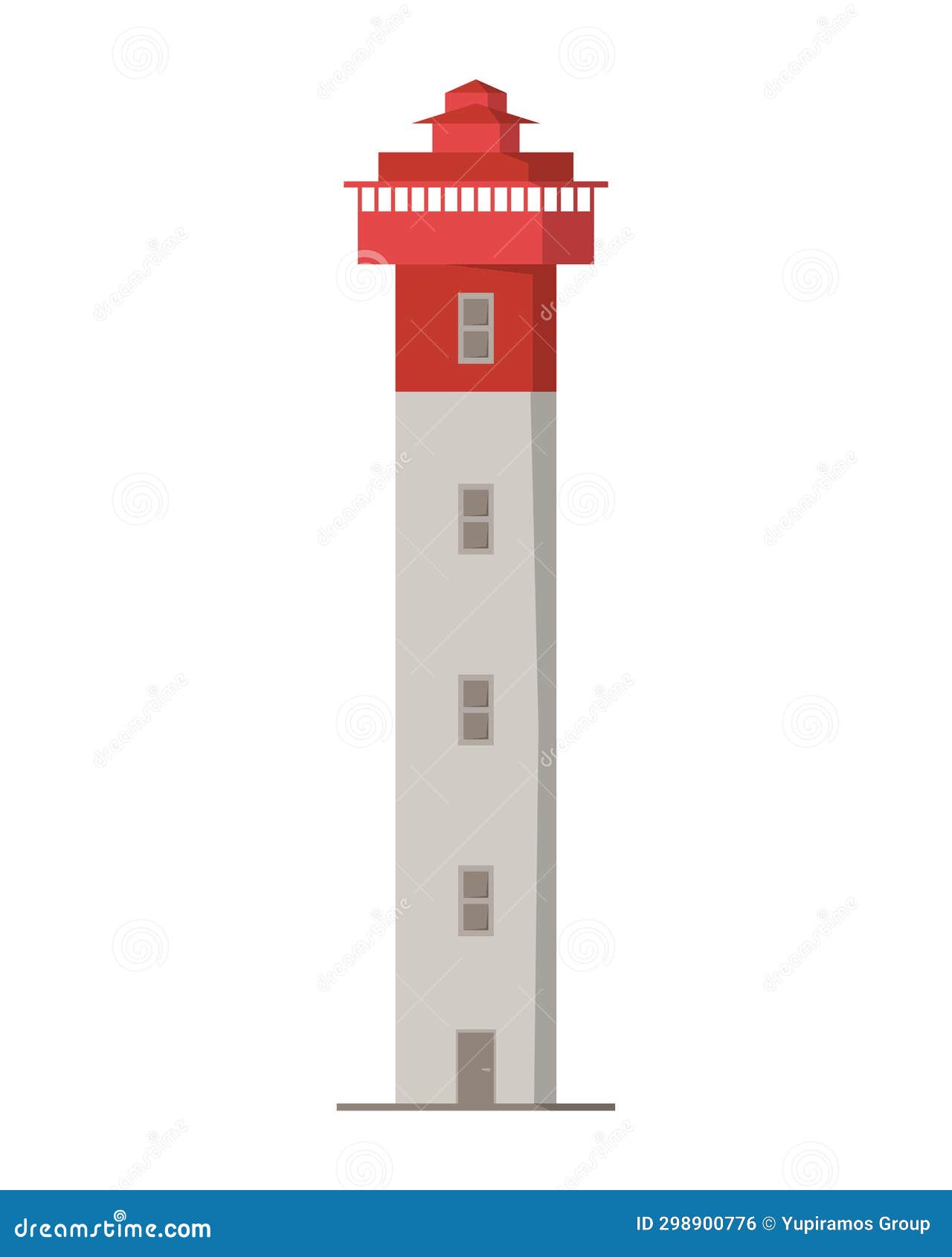 Farol de rocha umhlanga ilustração stock. Ilustração de cultura - 298900776