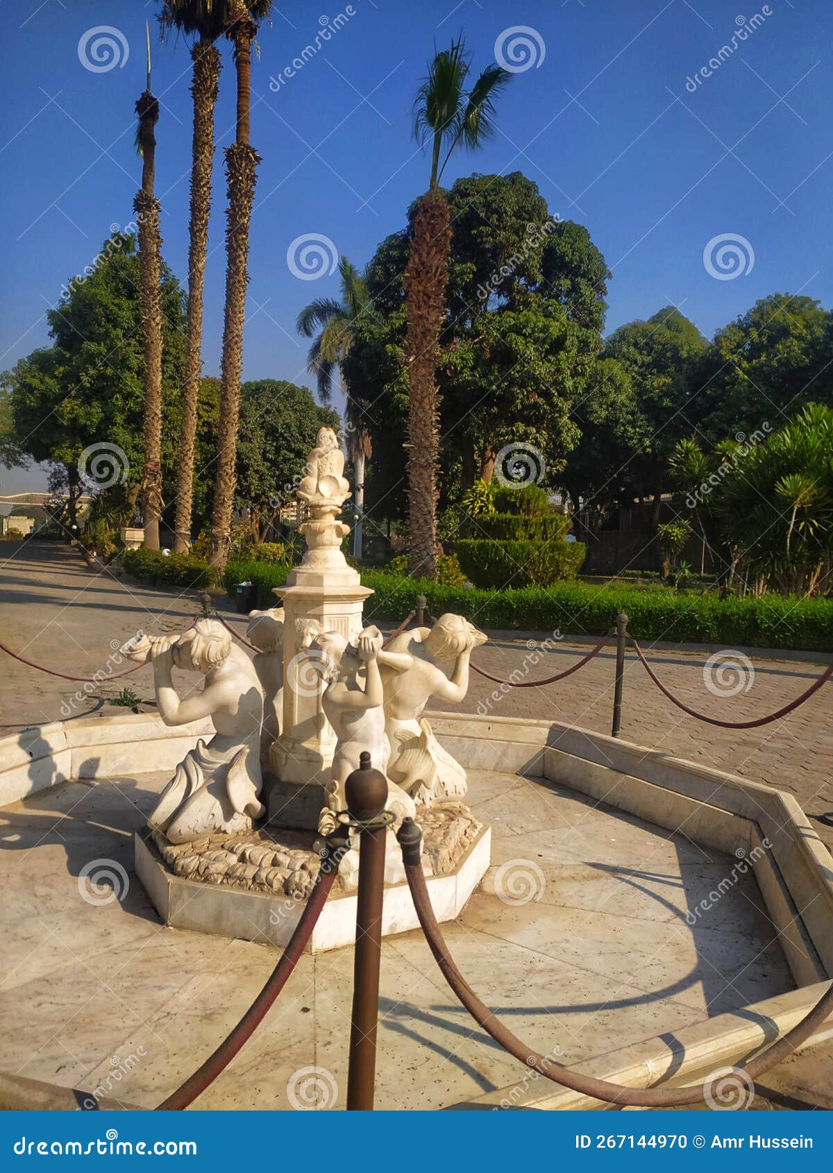 Farouk Corner Museum in Helwan in Cairo Stock Photo - Image of blue ...