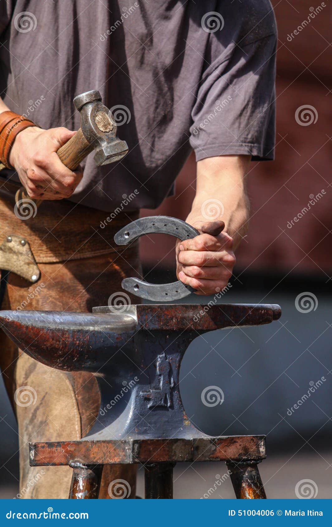 Farrier stock photo. Image of occupation, nail, anvil - 51004006