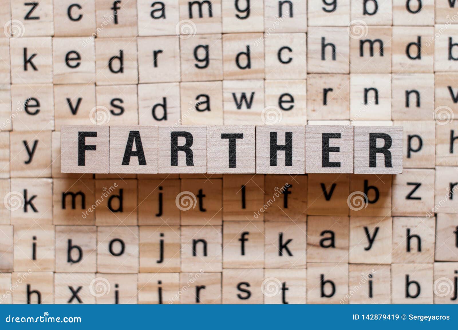 Farther word concept stock image. Image of black, abstract - 142879419