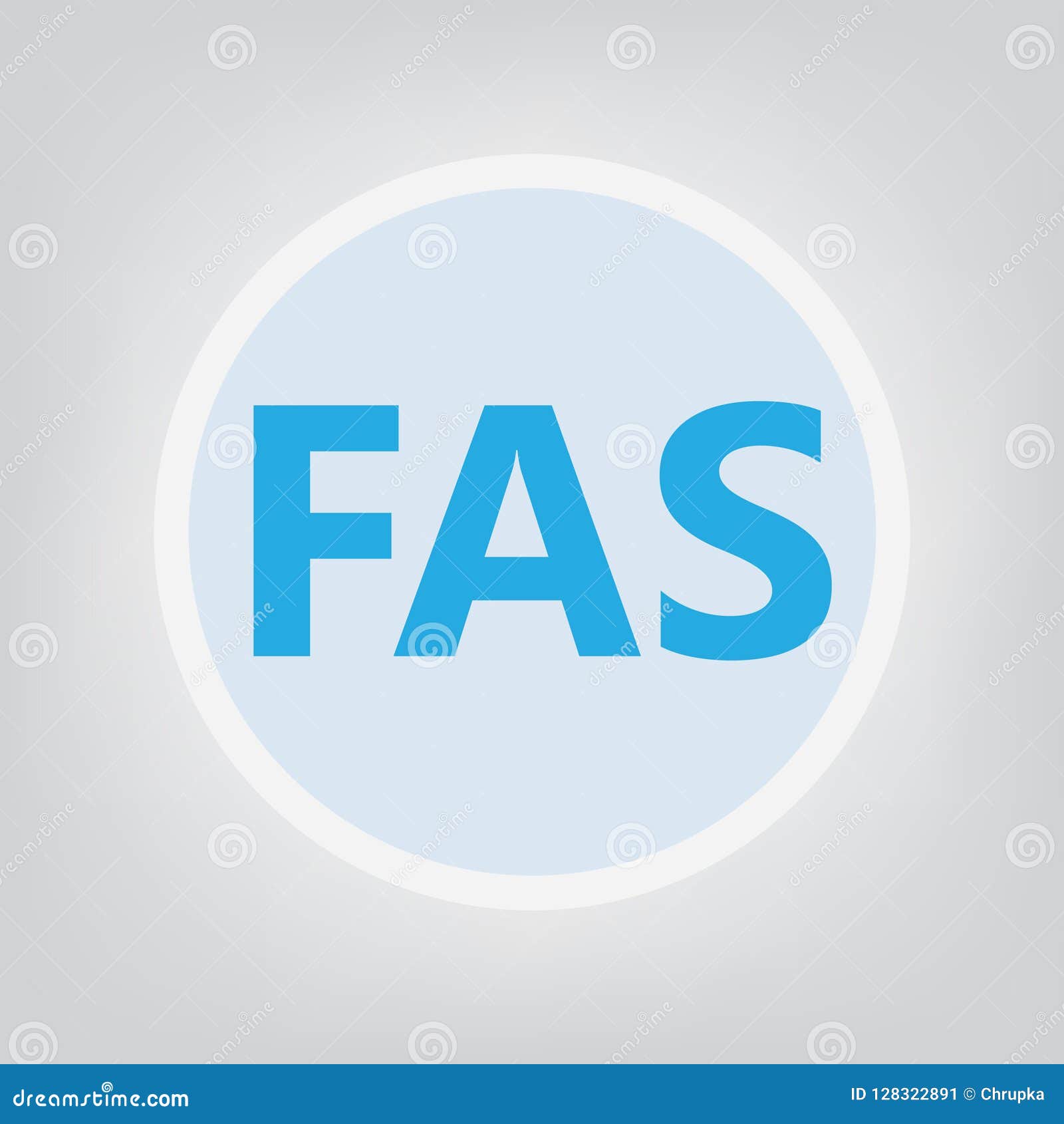 FAS Fetal Alcohol Syndrome Acronym Stock Vector - Illustration of ...