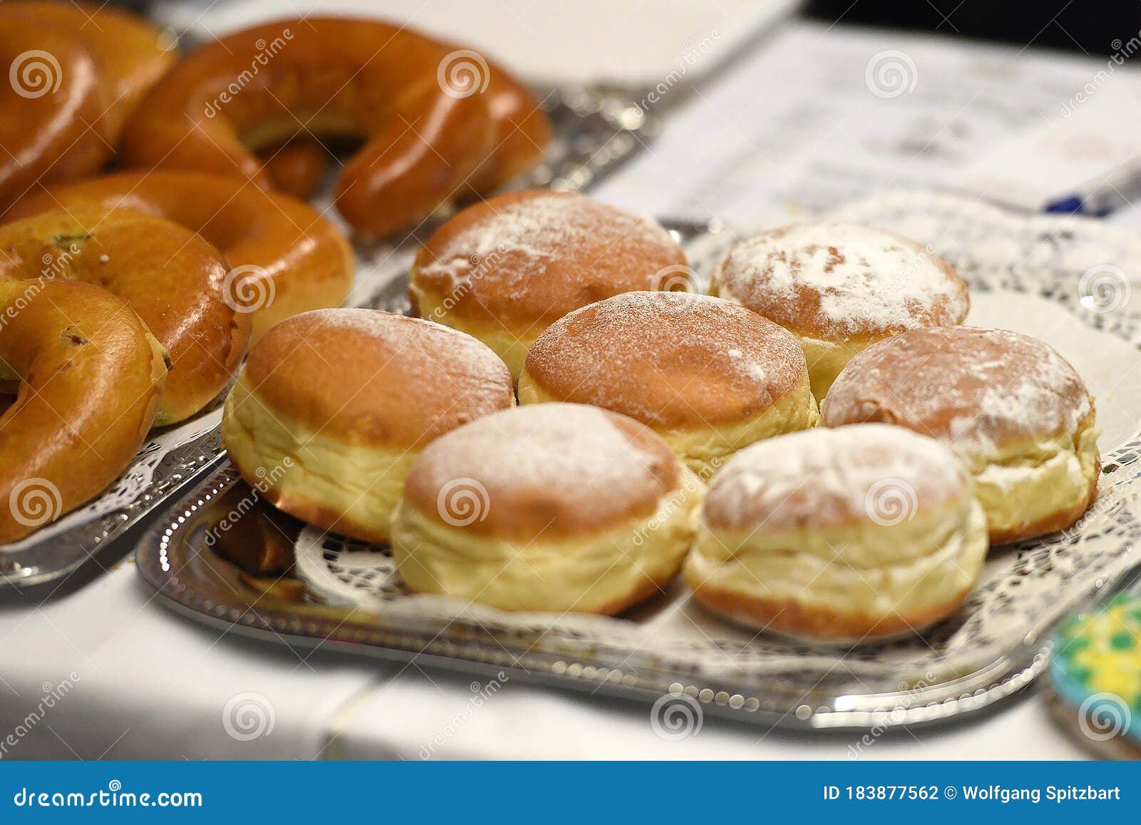 Canival-donuts in Austria with Jam Stock Photo - Image of dessert ...