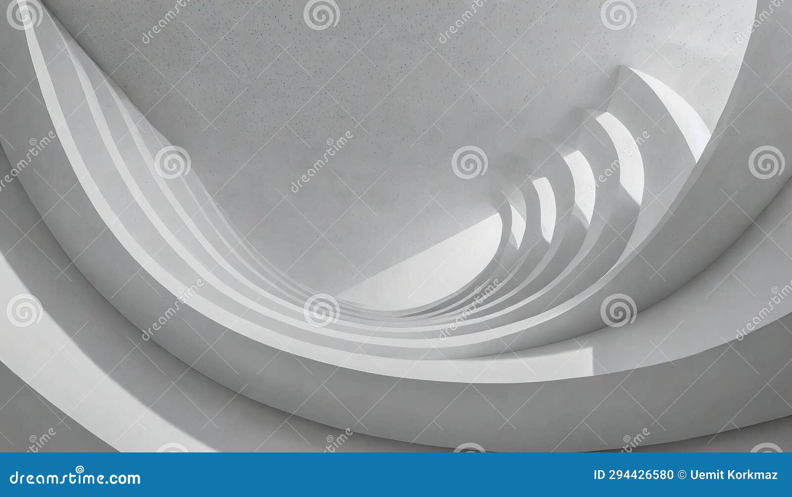 Futuristic Sphere Architectural Elegance in White Space Stock ...