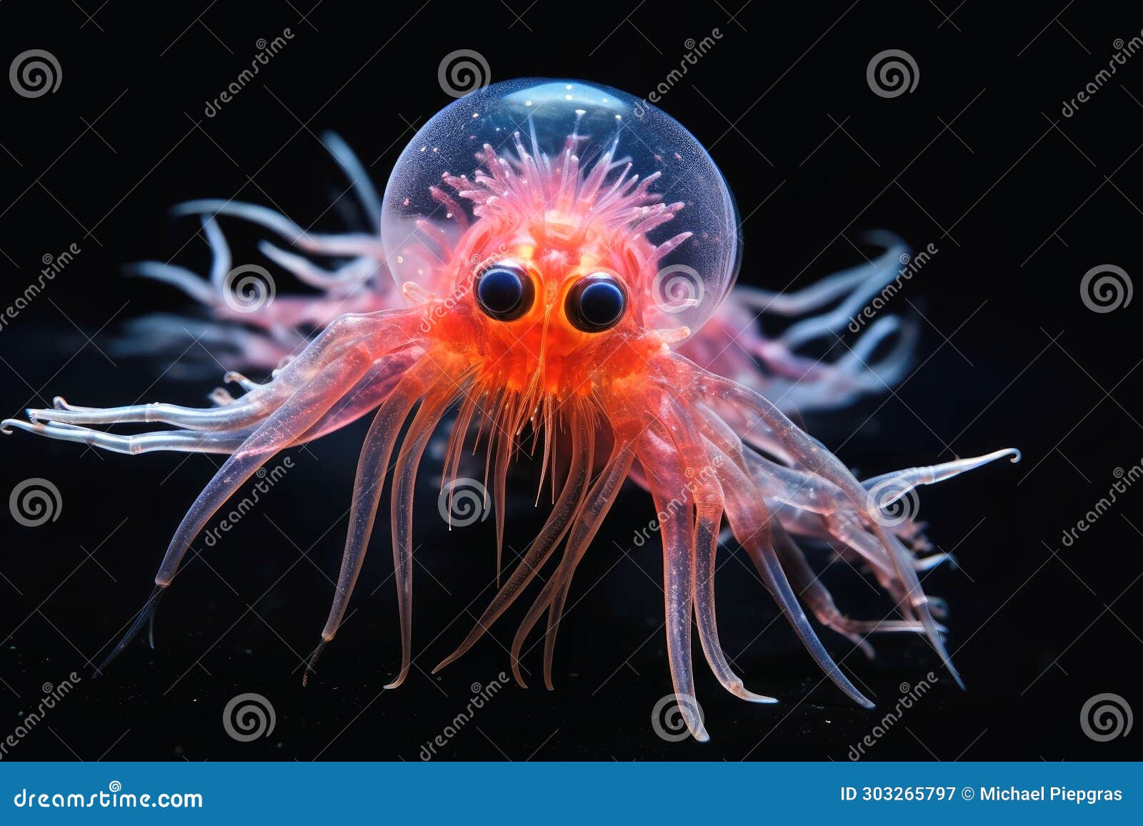 Fascinating Creatures of the Deep Sea Stock Image - Image of ...
