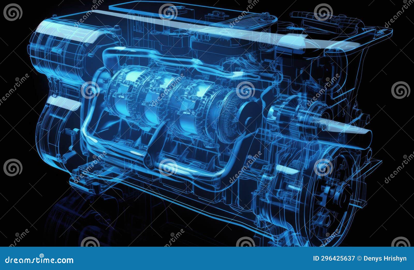 A Fascinating 3D Visualization of Automotive Engineering Stock ...