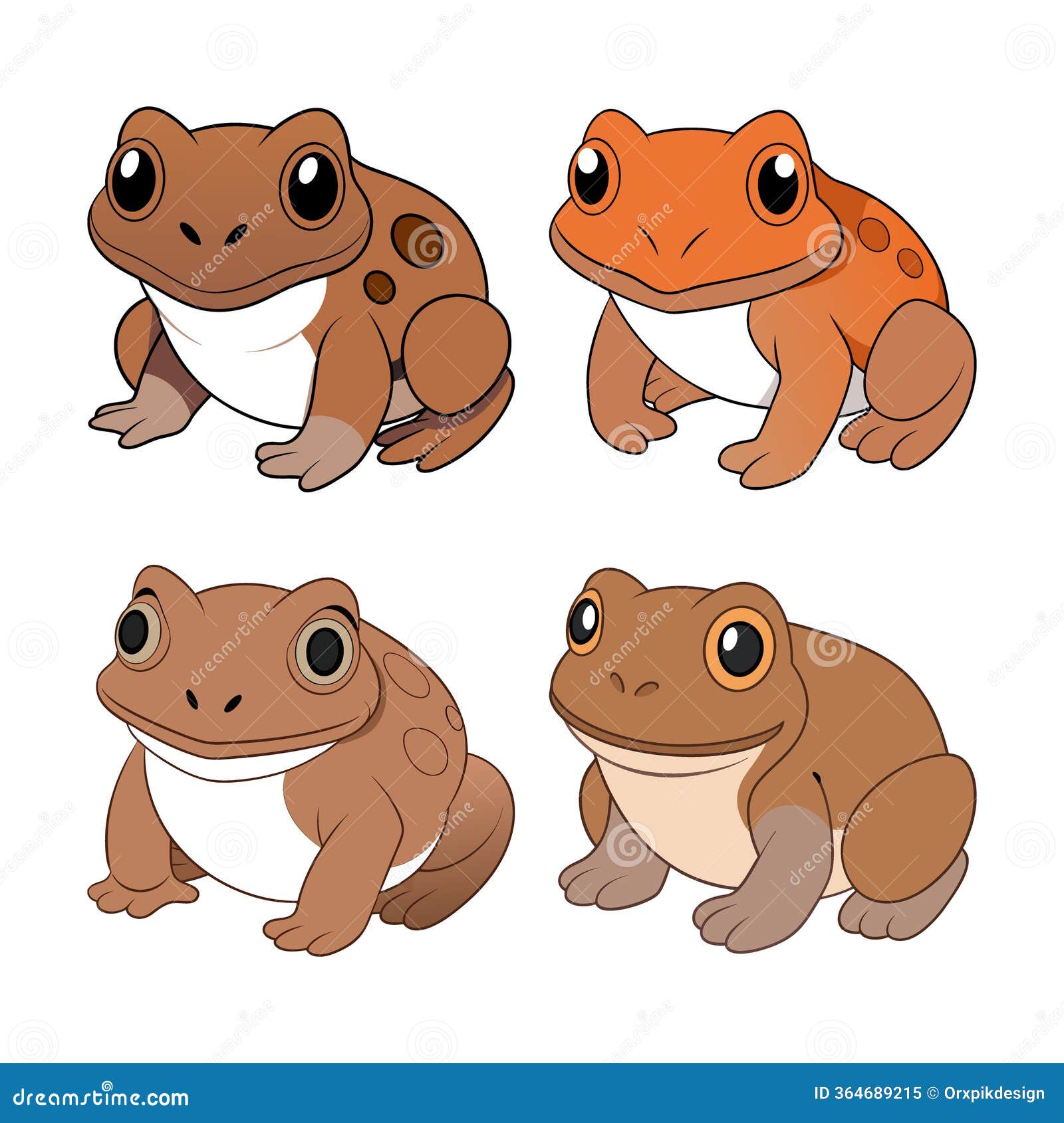 Endemic Toad Coloring Page For Kids Royalty-Free Stock Photography ...