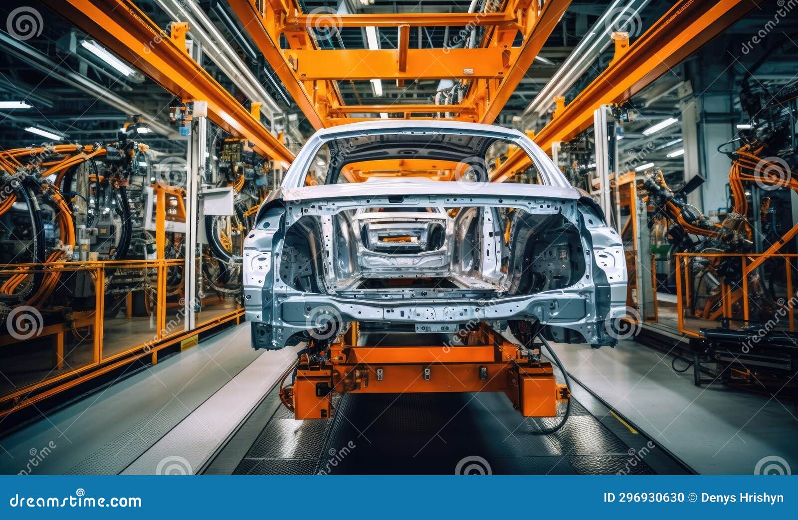 A Fascinating Glimpse into the Manufacturing Process Stock Illustration ...