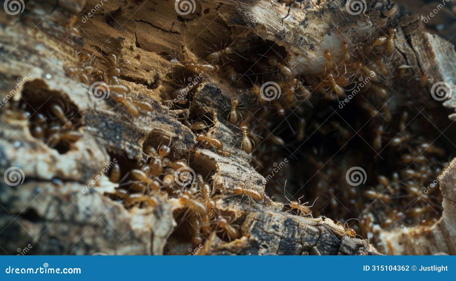 A Fascinating Look at a Colony of Termite Larvae Working Together To ...