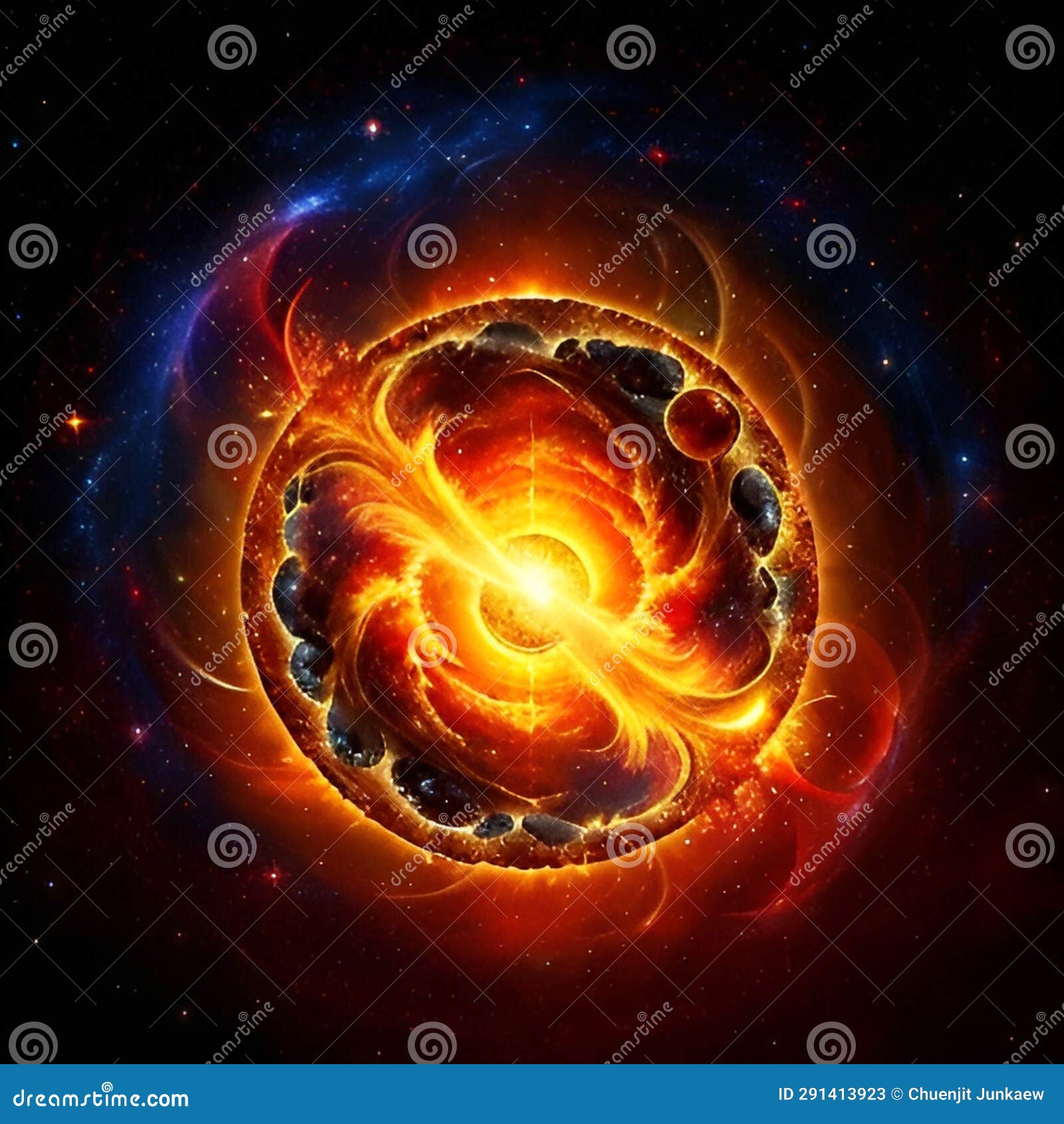 A Fascinating Look at the Vastness of Space Stock Image - Image of ...