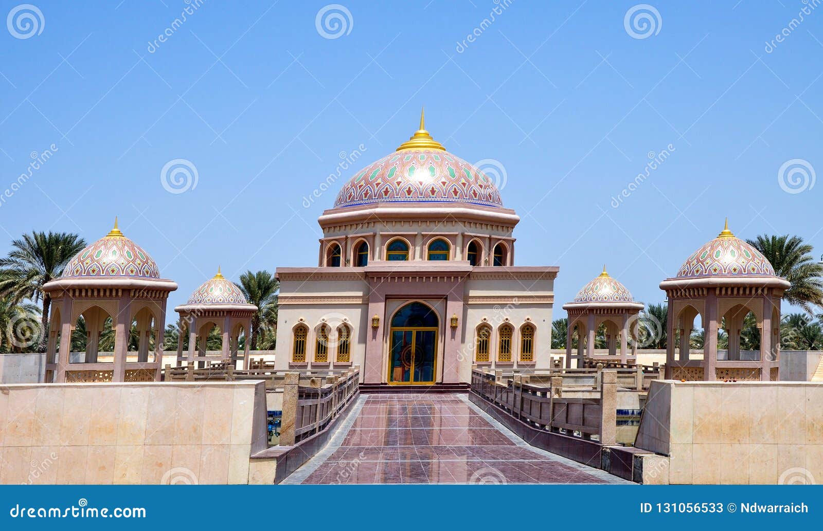 An Islamic Architecture in the Muscat Stock Image - Image of city, east ...