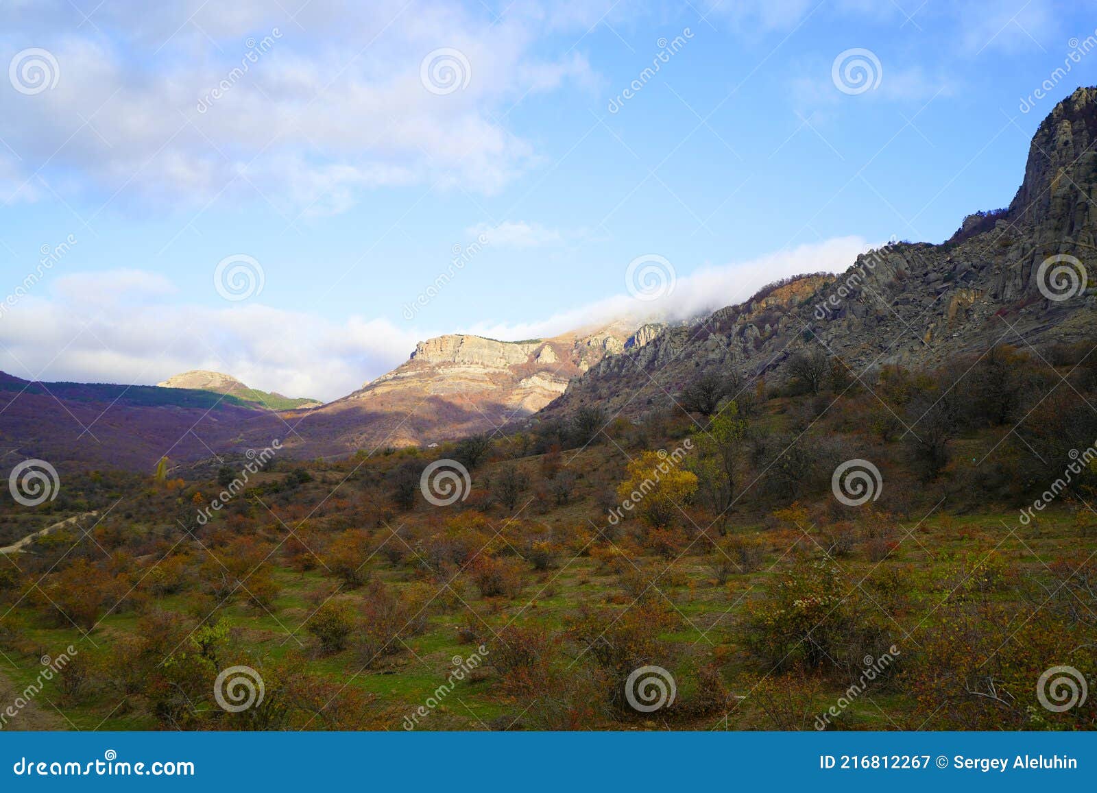 Fascinating Mountain Walk and Autumn Stock Image - Image of season ...