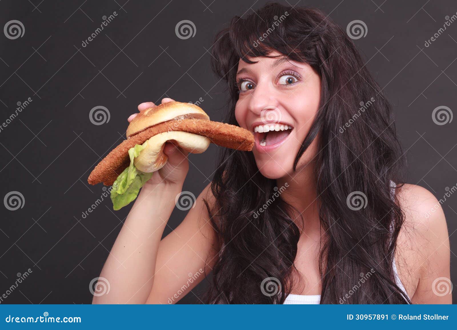 Fascination Fast Food stock image. Image of femme, damsel - 30957891