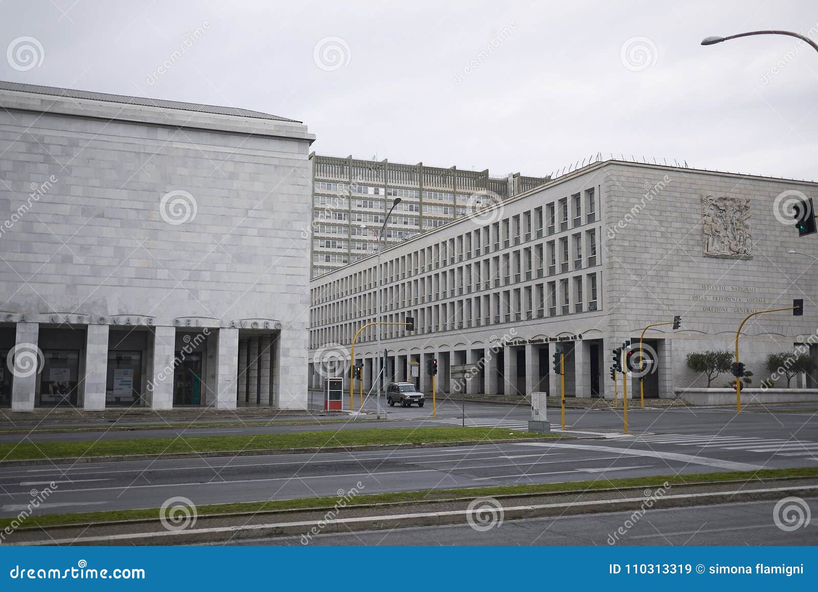Fascist Architecture Buidings Editorial Stock Image - Image of italy ...