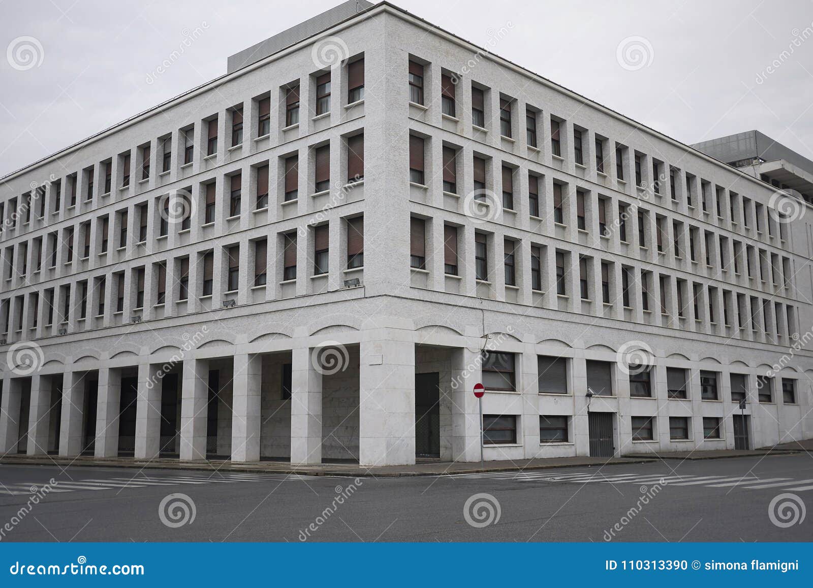 Fascist Architecture Buidings Editorial Image - Image of nazioni ...