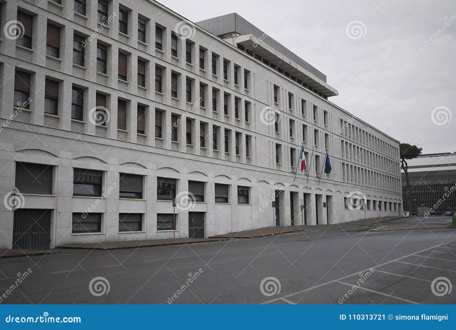 Fascist Architecture Buidings Editorial Photo - Image of buidings ...