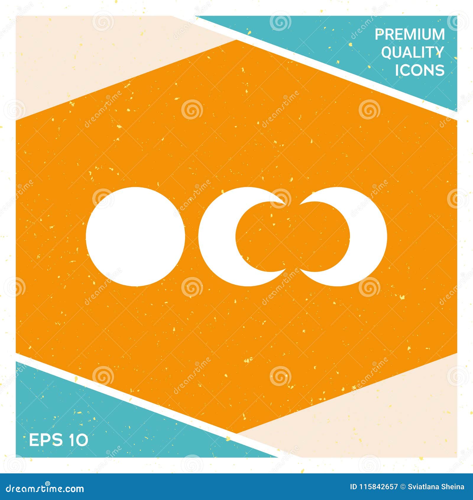 Fases De Los Iconos De La Luna Ilustración del Vector - Ilustración de ...