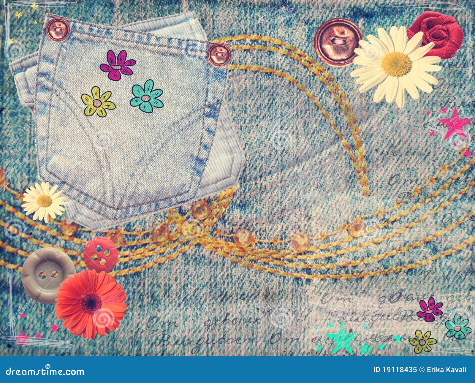 Fashion background stock image. Image of flowers, abstract - 19118435