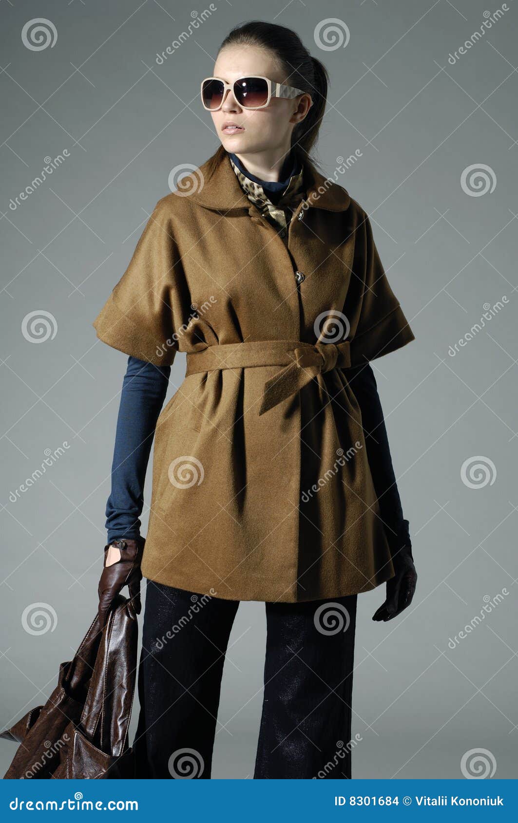 Fashion beauty stock photo. Image of fashion, coat, clothes - 8301684