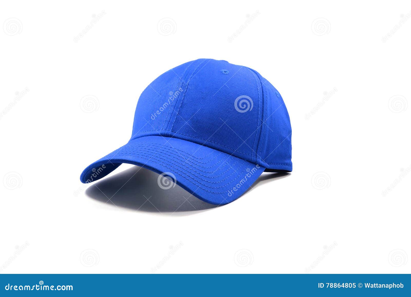 Fashion blue cap isolated stock image. Image of advertise - 78864805