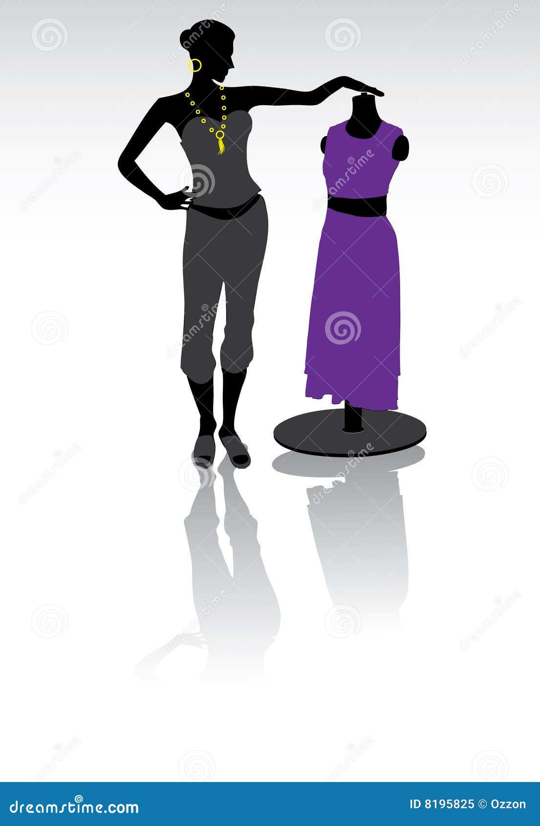 Fashion Designer Stock Vector Illustration Of Occasion 8195825
