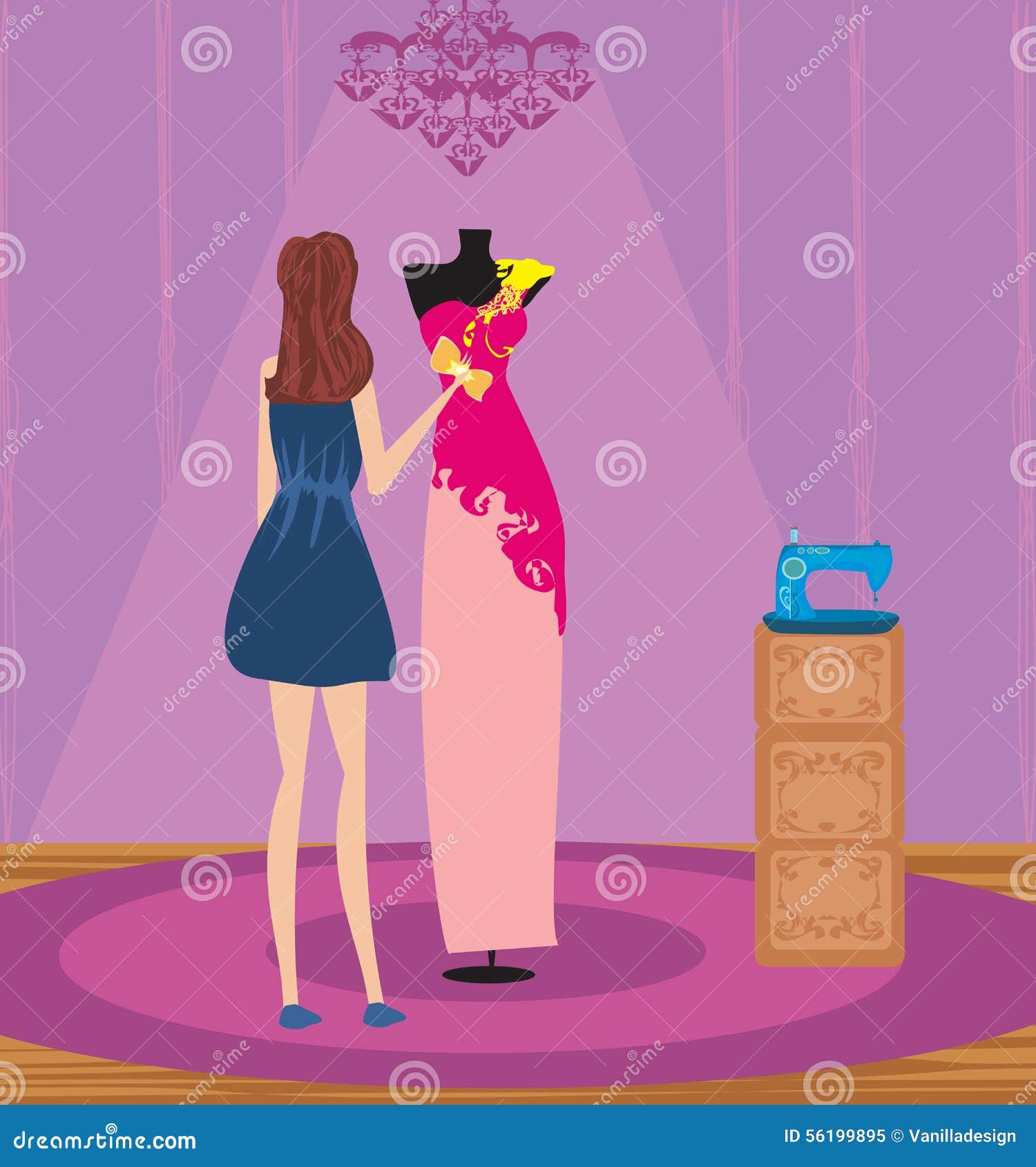 Fashion Designer Stock Vector Illustration Of Dream 56199895
